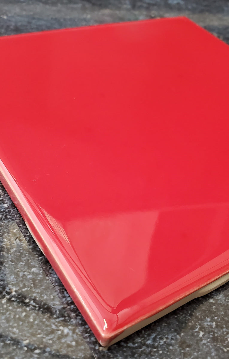 Red Ceramic Tile 6" x 6" | difepi tiles