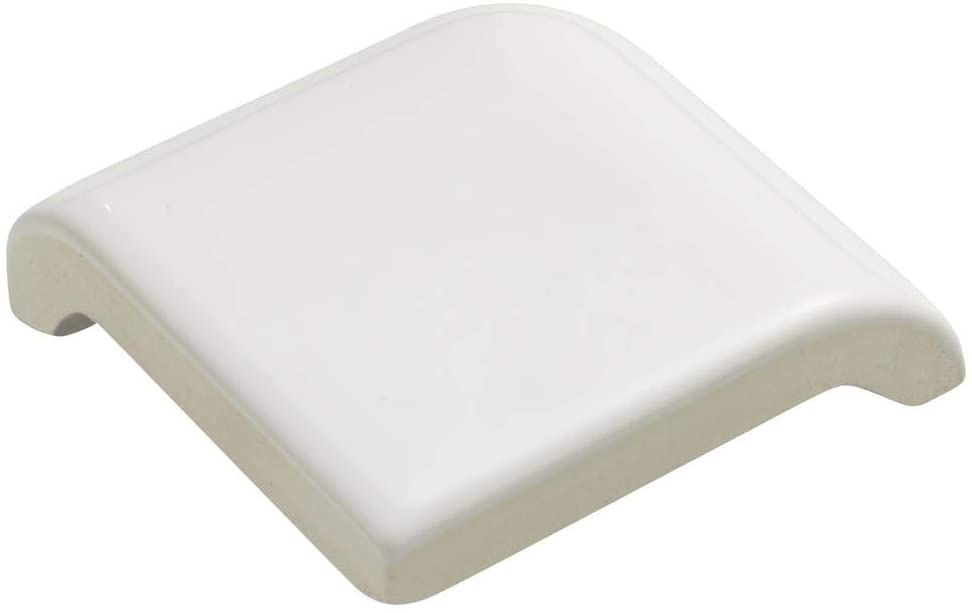 Bright White Ceramic Radius Bullnose Wall Trim Tile (2" x 2") | difepi ...