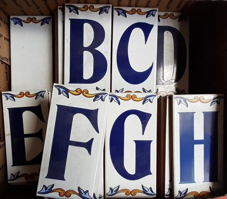 CERAMIC HOUSE LETTERS (3X6 inches)– difepi tiles