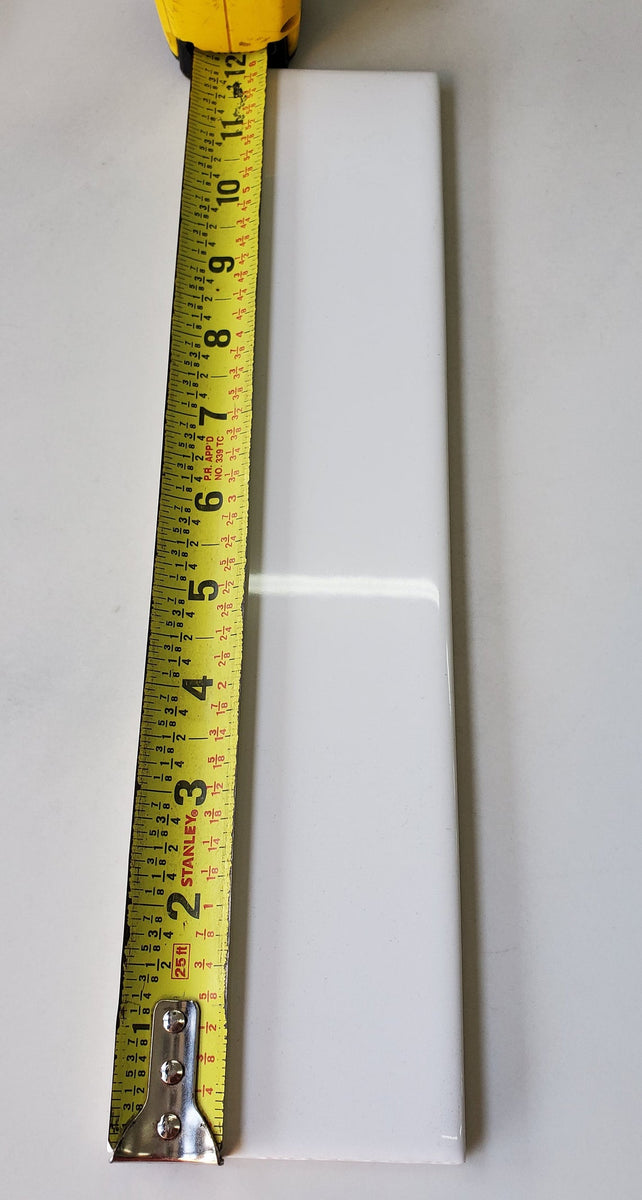 Ceramic Bright White Subway Tile (3X12 inches) | difepi tiles